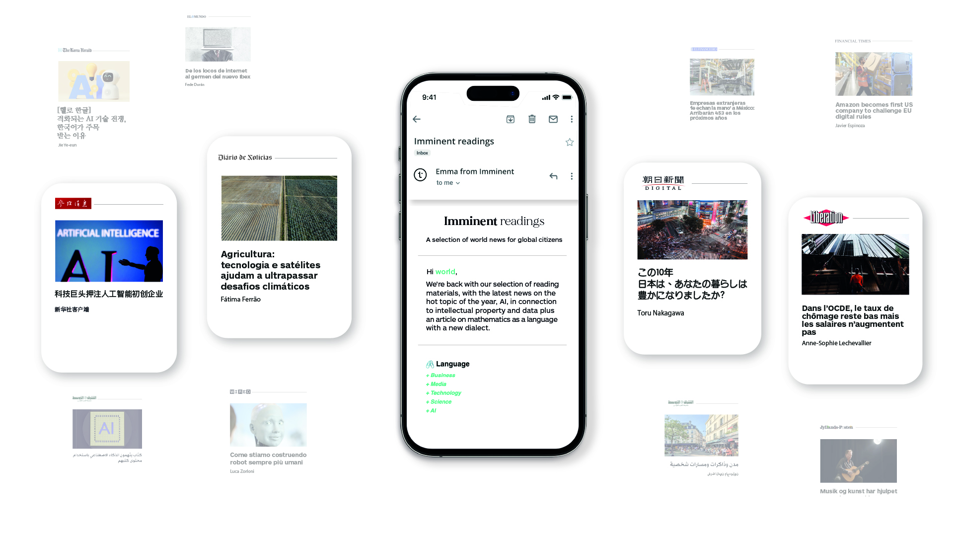 World news for global citizens. - Imminent - Translated's Research Center